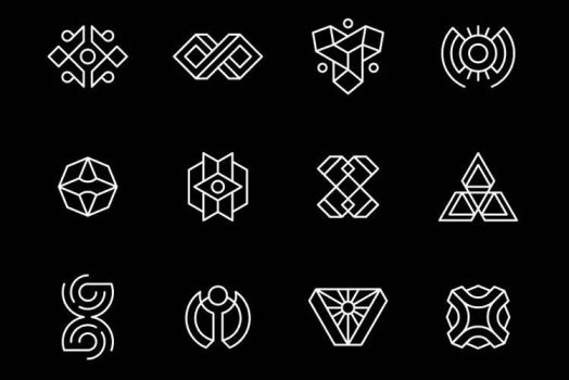 20 Template Terbaik untuk Membuat Logo Geometris - desainae.com