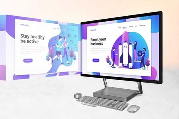 35+ Template Mockup Komputer Desktop - desainae.com