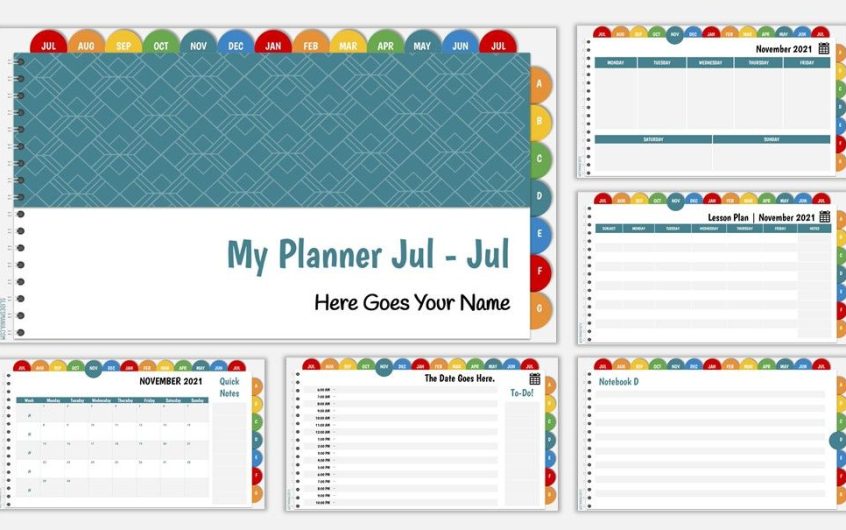 Teacher Digital Planner – July 2022 to July 2023 version. – Desainae
