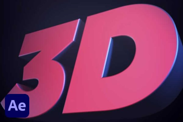 10 Tutorial Efek Teks 3D Menakjubkan untuk After Effects - desainae.com
