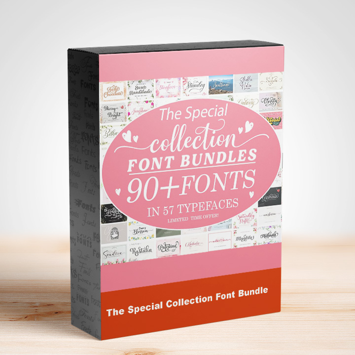 The Special Collection Font Bundle - desainae.com